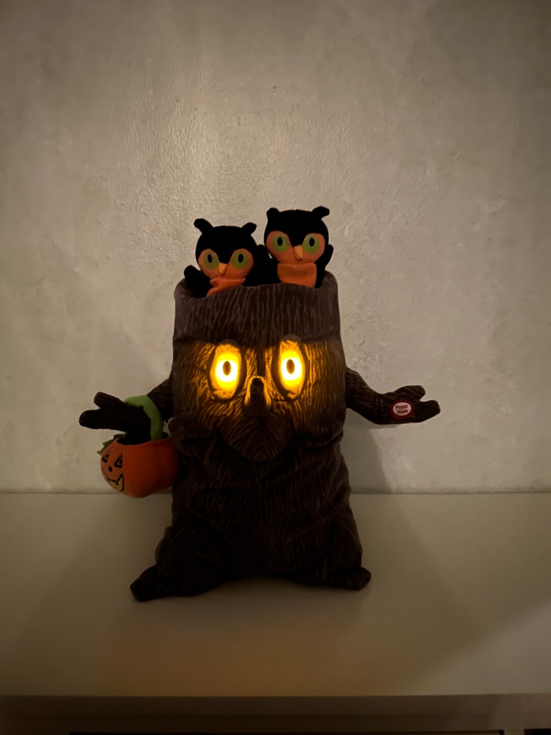 Hallmark Halloween Spooky Anthropomorphic Tree Owl Animated Plush ...