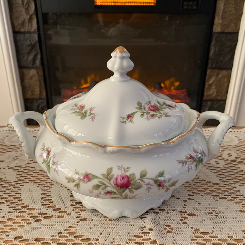 Rose Pattern China - Etsy