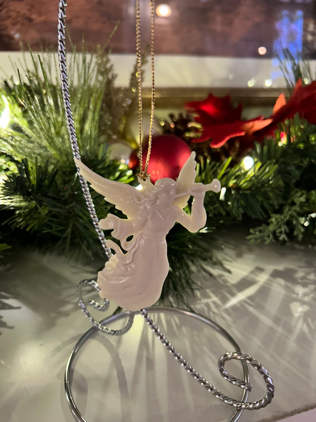 Vintage Lenox Angel Ornament - Etsy