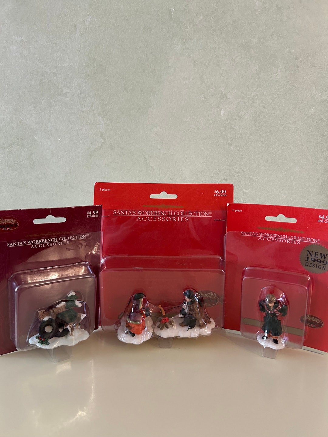 Santas Workbench Victorian Christmas Village Figurines - Etsy