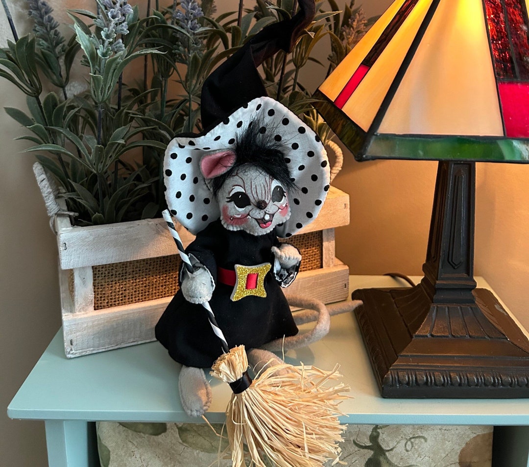 Annalee Anthropomorphic Witch Mouse Doll - Etsy