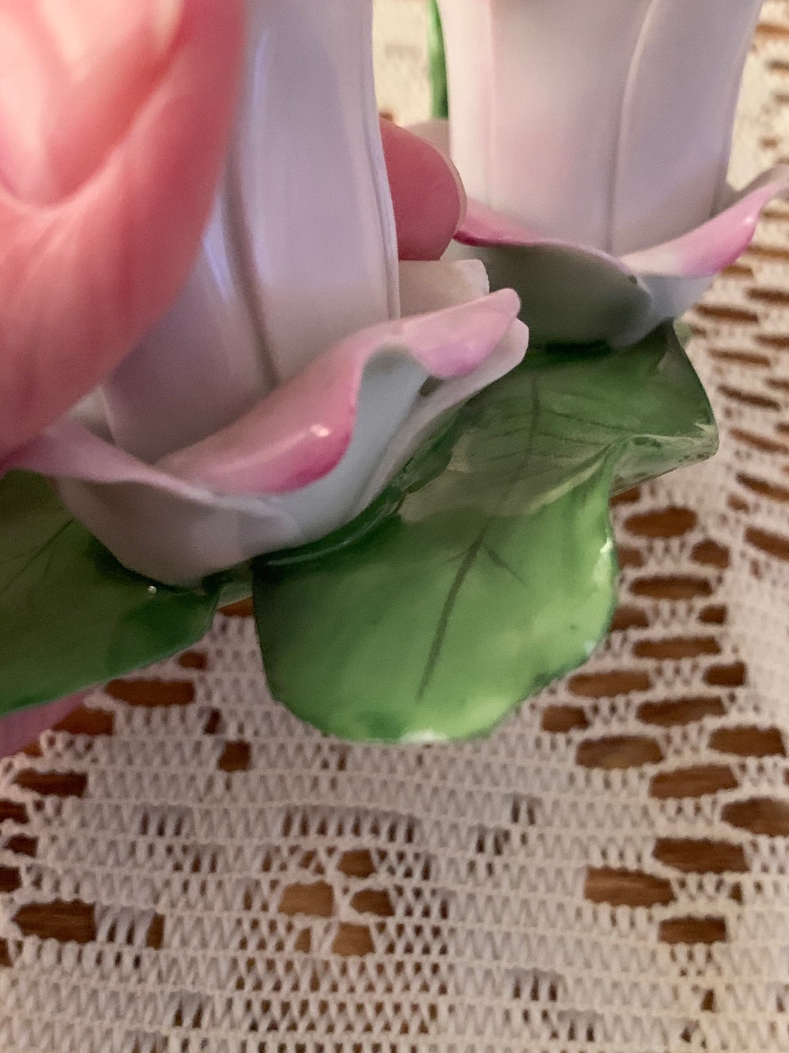 Herend Figurine Porcelain Butterfly With Pink Flowers - Etsy