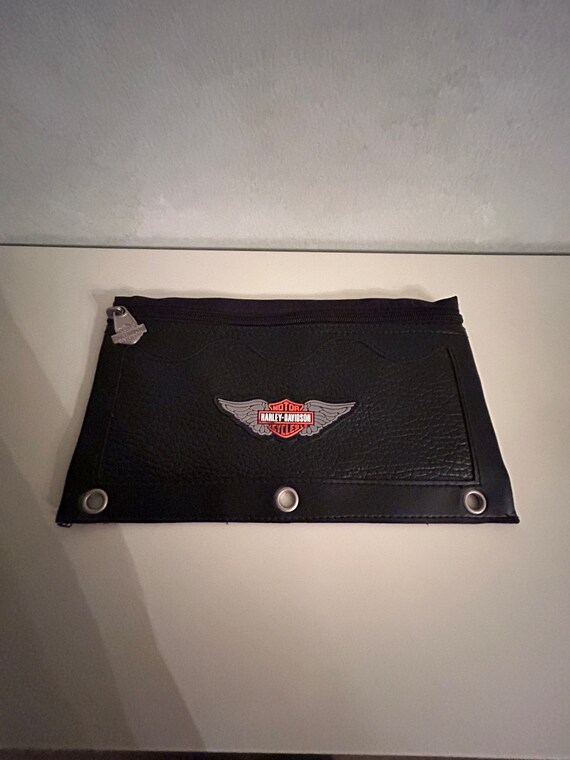 Harley Davidson Zipper Pouch Pen Pencil Case Storage … - Gem
