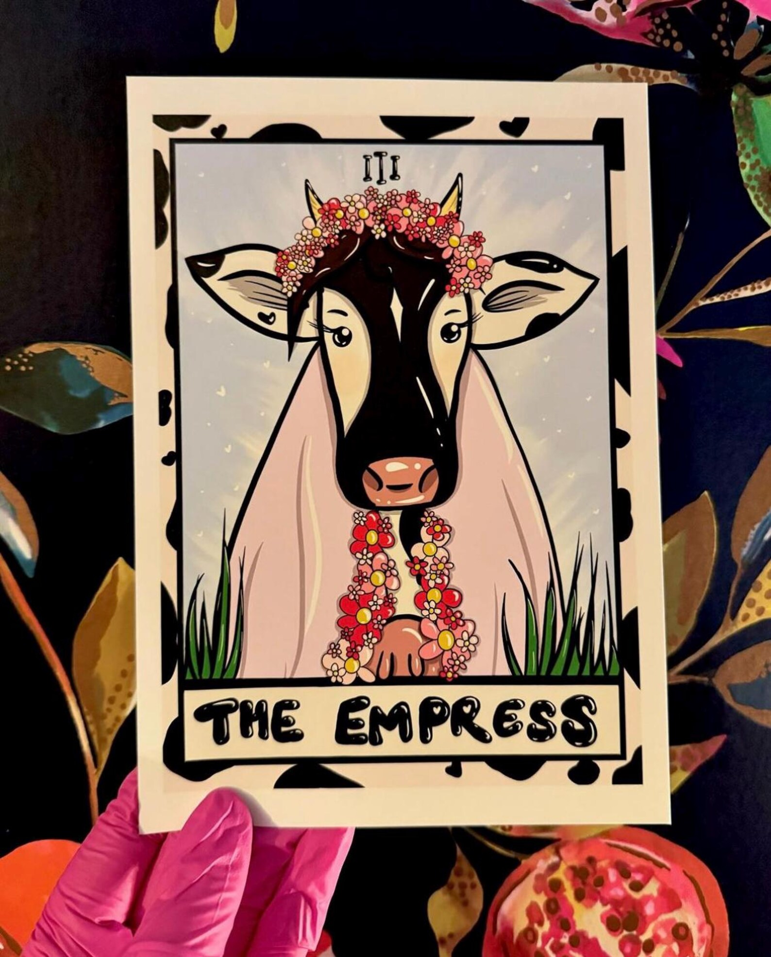 A5 Cow Themed Tarot Card Prints - Etsy