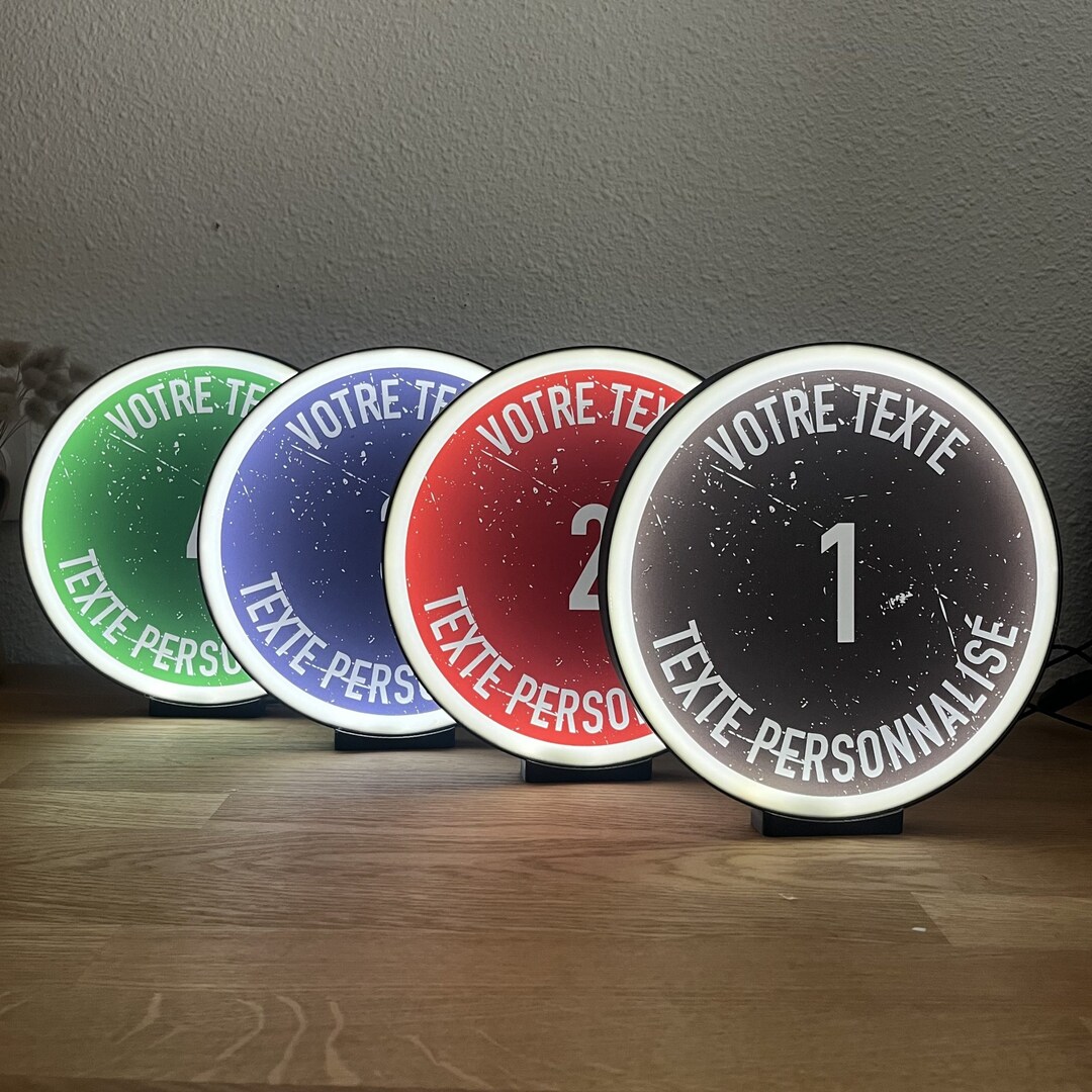 Customizable LED Ski Beacon Lamps (24 Cm, Made in France) – to Hang or ...