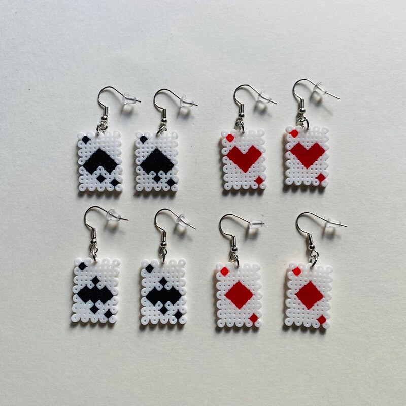 Perler Bead Earrings - Etsy