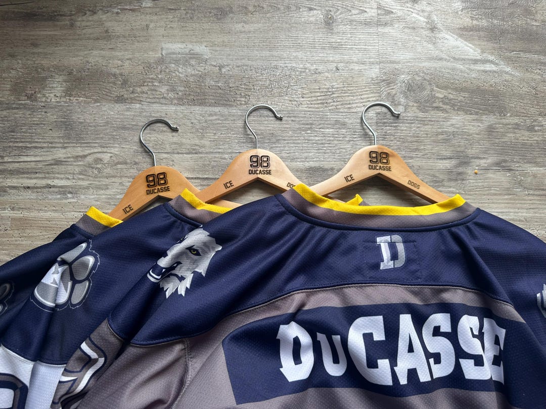 Personalized Engraved Wood Hangers | Player Name & Number Tournament ...