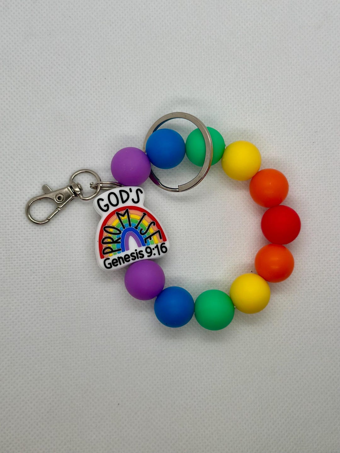 Gods Promise Rainbow Keychain - Etsy