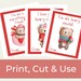 Teddy Bear Valentine | Cute Valentine's Day Card | Classroom Card | Kid ...