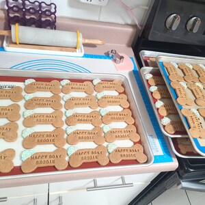 Custom Dog Treats Personalized Dog Birthday Cookies Decorated Dog ...