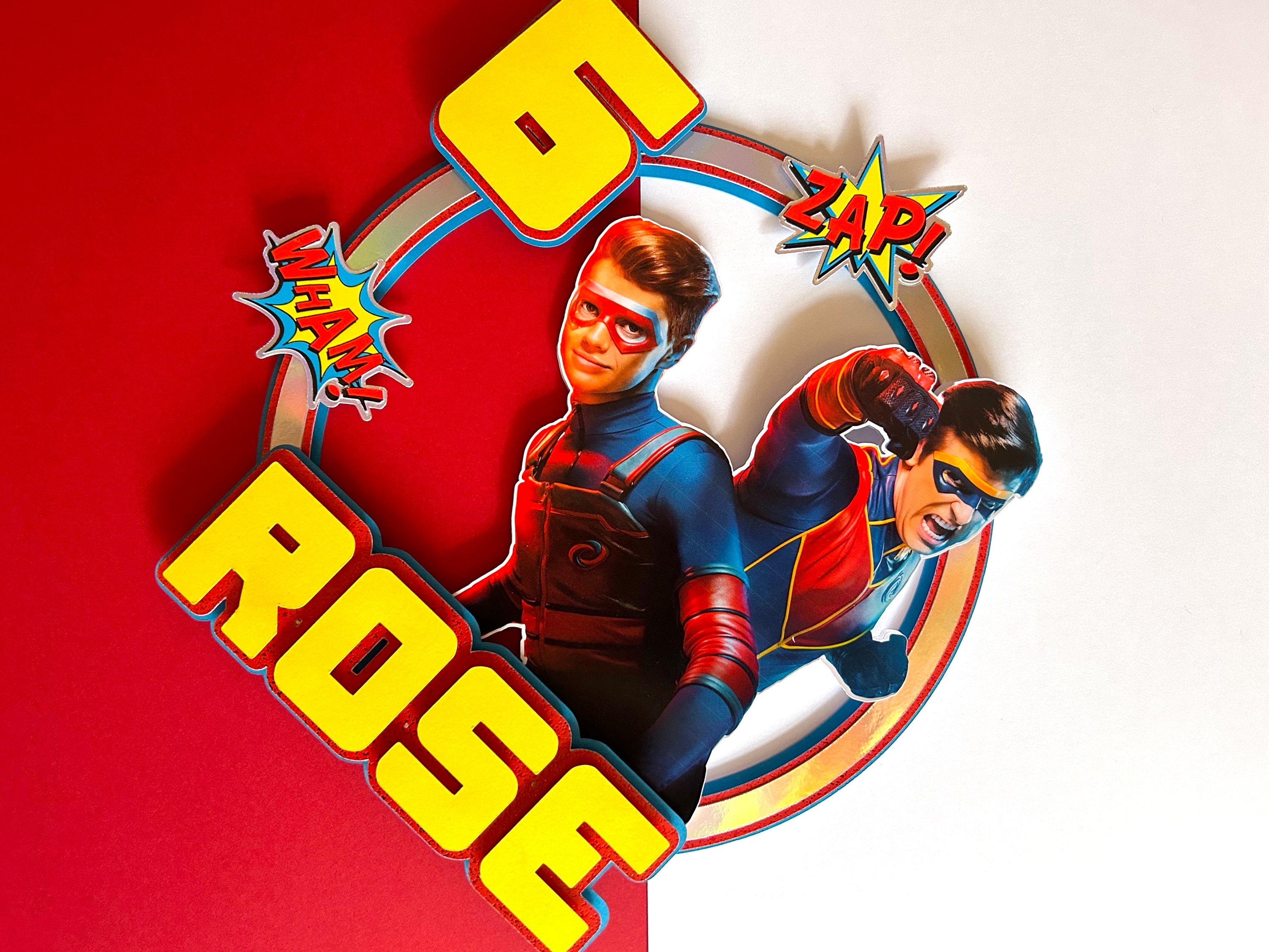 Personalised Henry Danger Cake Topper - Etsy