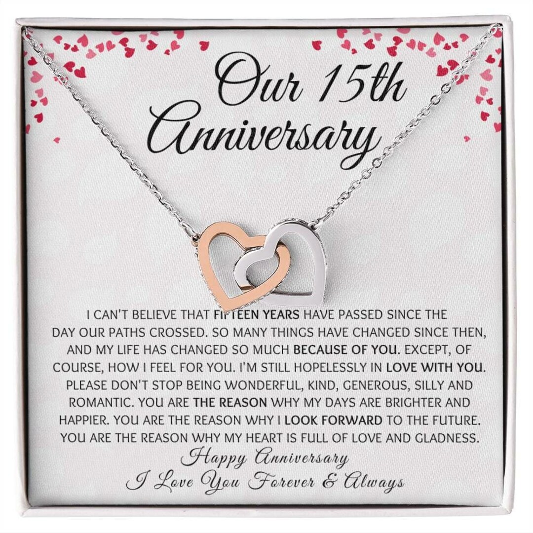 15th Wedding Anniversary Gift for Wife Fifteenth Anniversary - Etsy