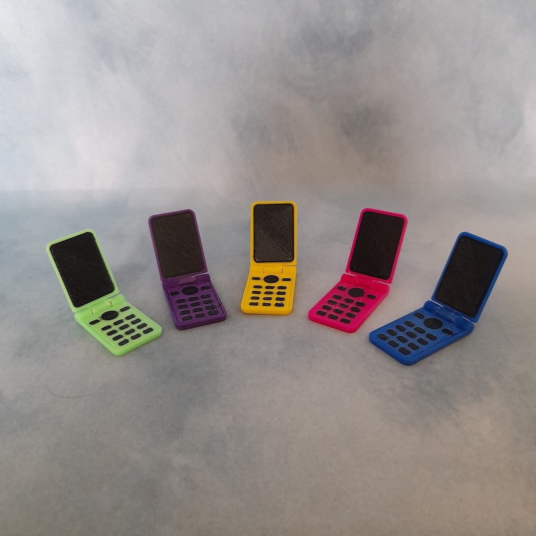 Flip Style Smart Phone for 1:3 Scale Dolls. 60cm BJD Phone. Various ...