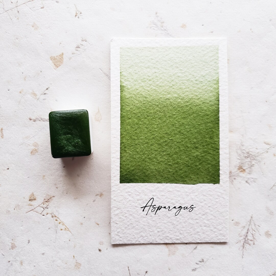 Asparagus Handmade Watercolor Paint, Paint for Painting, Calligraphy ...