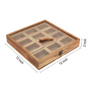 Wooden Spice Box, Masala Box, Masala Dabba, Indian Spice Box, Spice ...