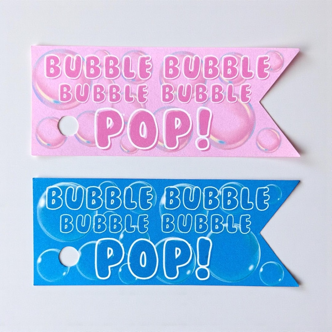 Ms. Rachel Bubble Wand Tags | Bubble Bubble Pop Party Favors | Ms ...