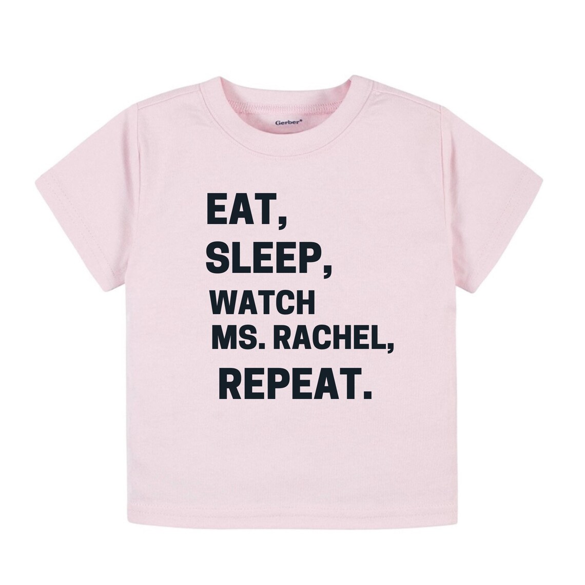 Eat Sleep Watch Ms.rachel Repeat Toddler T-shirt Songs - Etsy