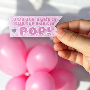 Ms. Rachel Bubble Wand Tags | Ms. Rachel Birthday Decorations | Ms. Rachel Party Favors - Etsy