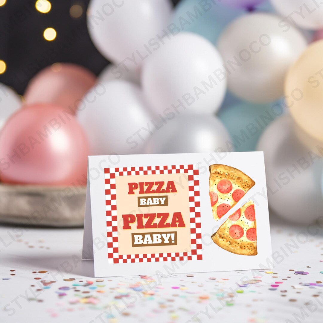 Ms. Rachel Printable Food Tent Card | Ms. Rachel Pizza Baby Food Card ...