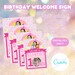 Editable Ms. Rachel Birthday Welcome Sign Ms. Rachel Party Decorations ...