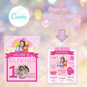 Editable Ms. Rachel Birthday Welcome Sign | Ms. Rachel Party ...