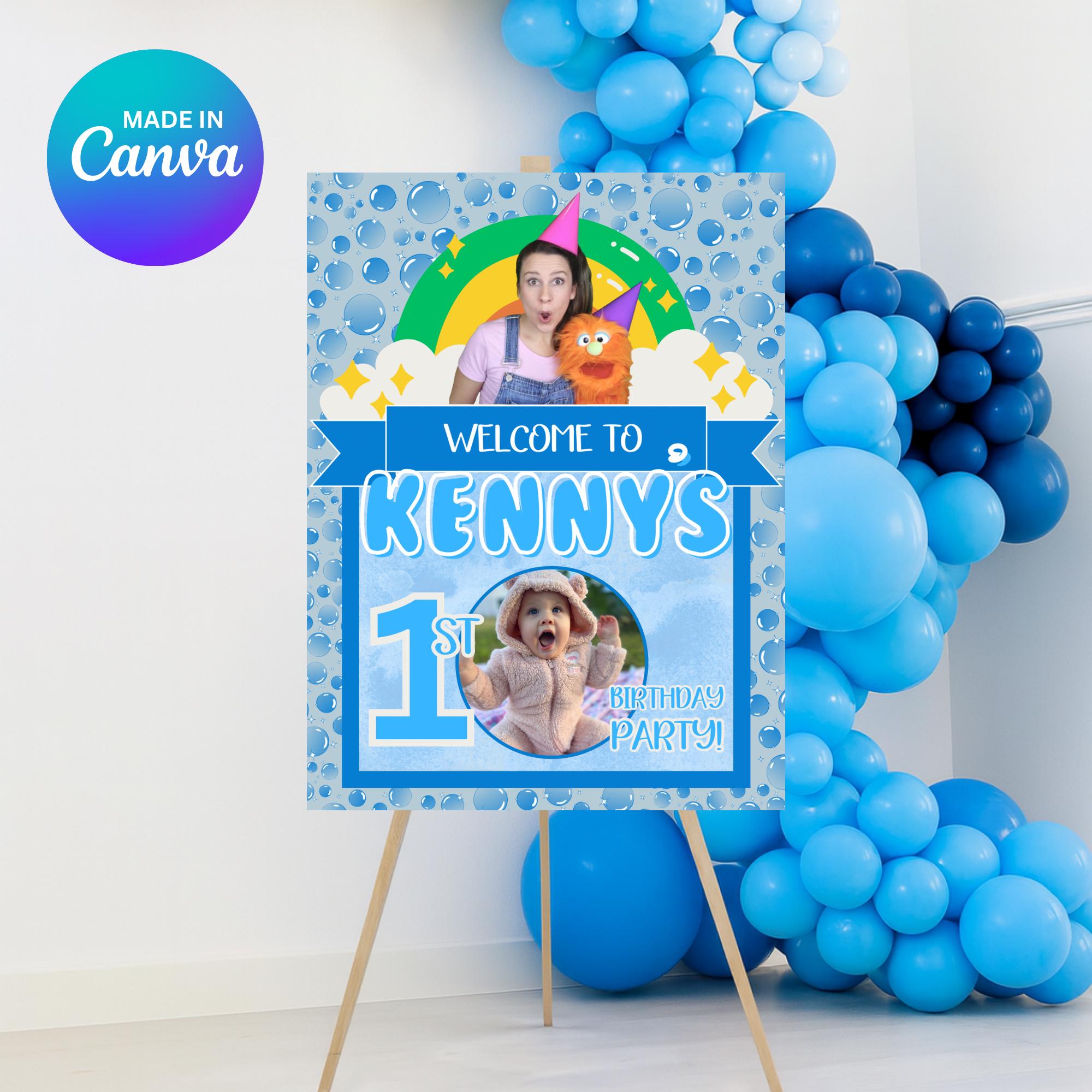 Editable Ms. Rachel Birthday Welcome Sign | Ms. Rachel Party ...