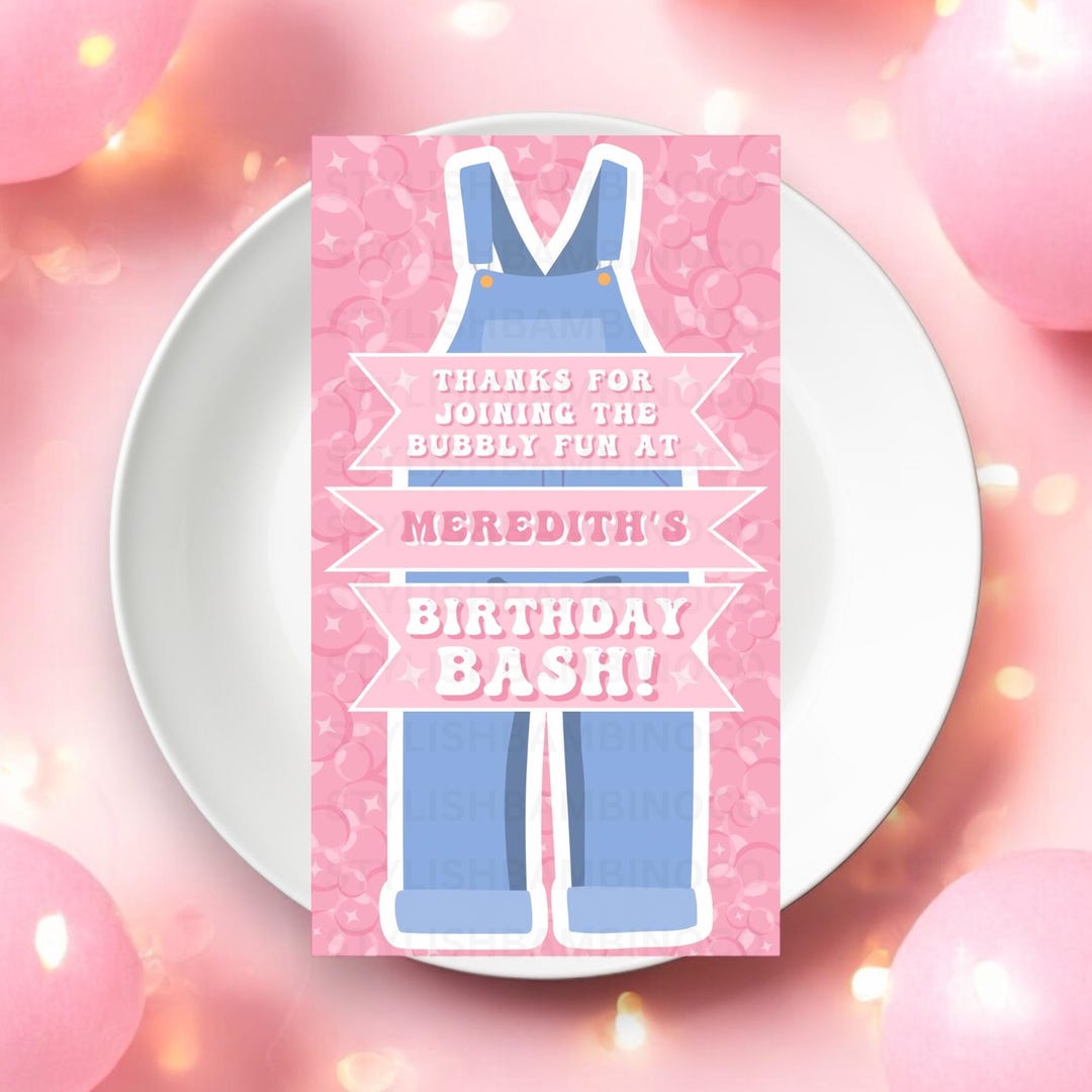 Ms. Rachel Charger Plate Insert Ms. Rachel Birthday Plate Card Ms ...