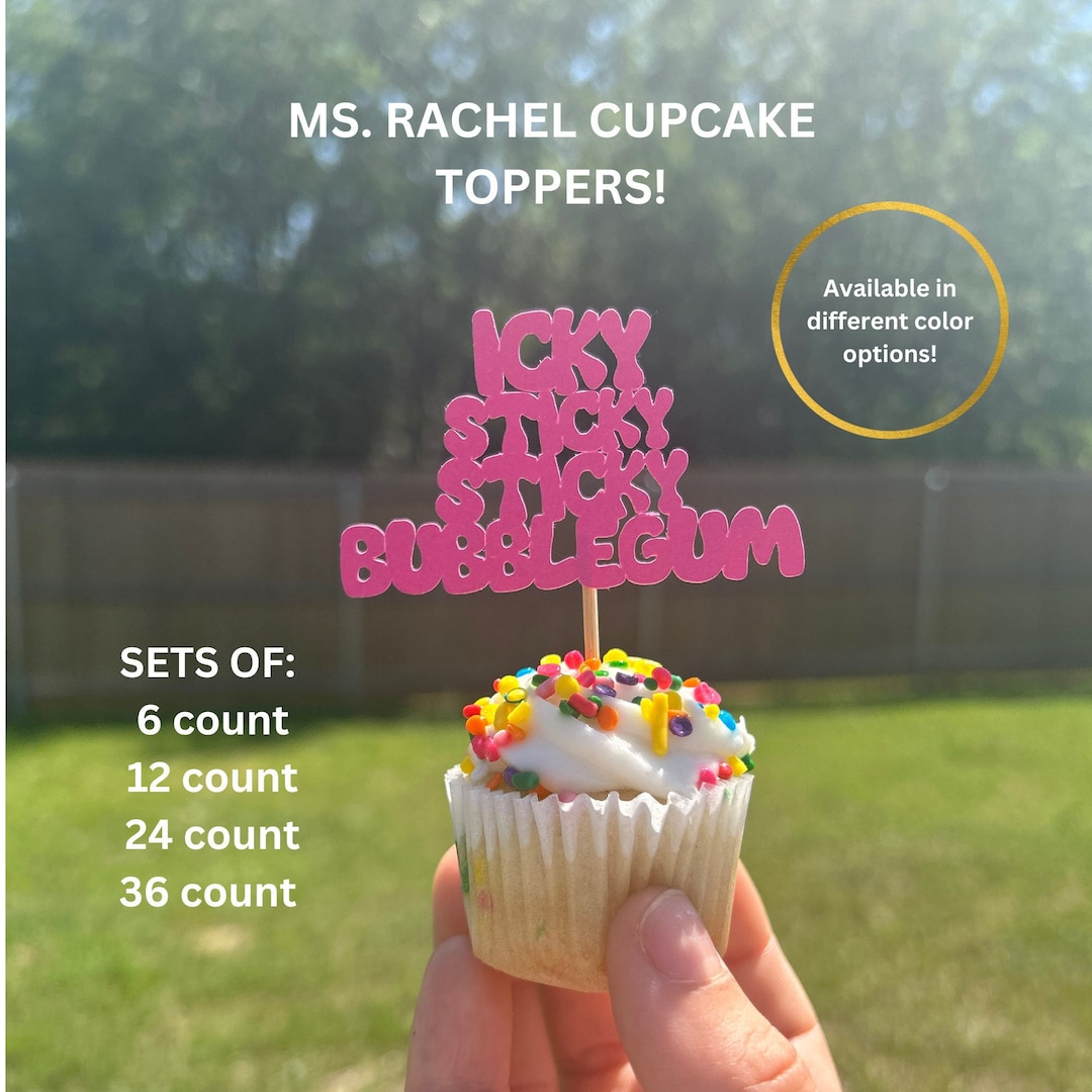Ms. Rachel Cupcake Toppers Ms. Rachel Party Decorations Ms. Rachel ...