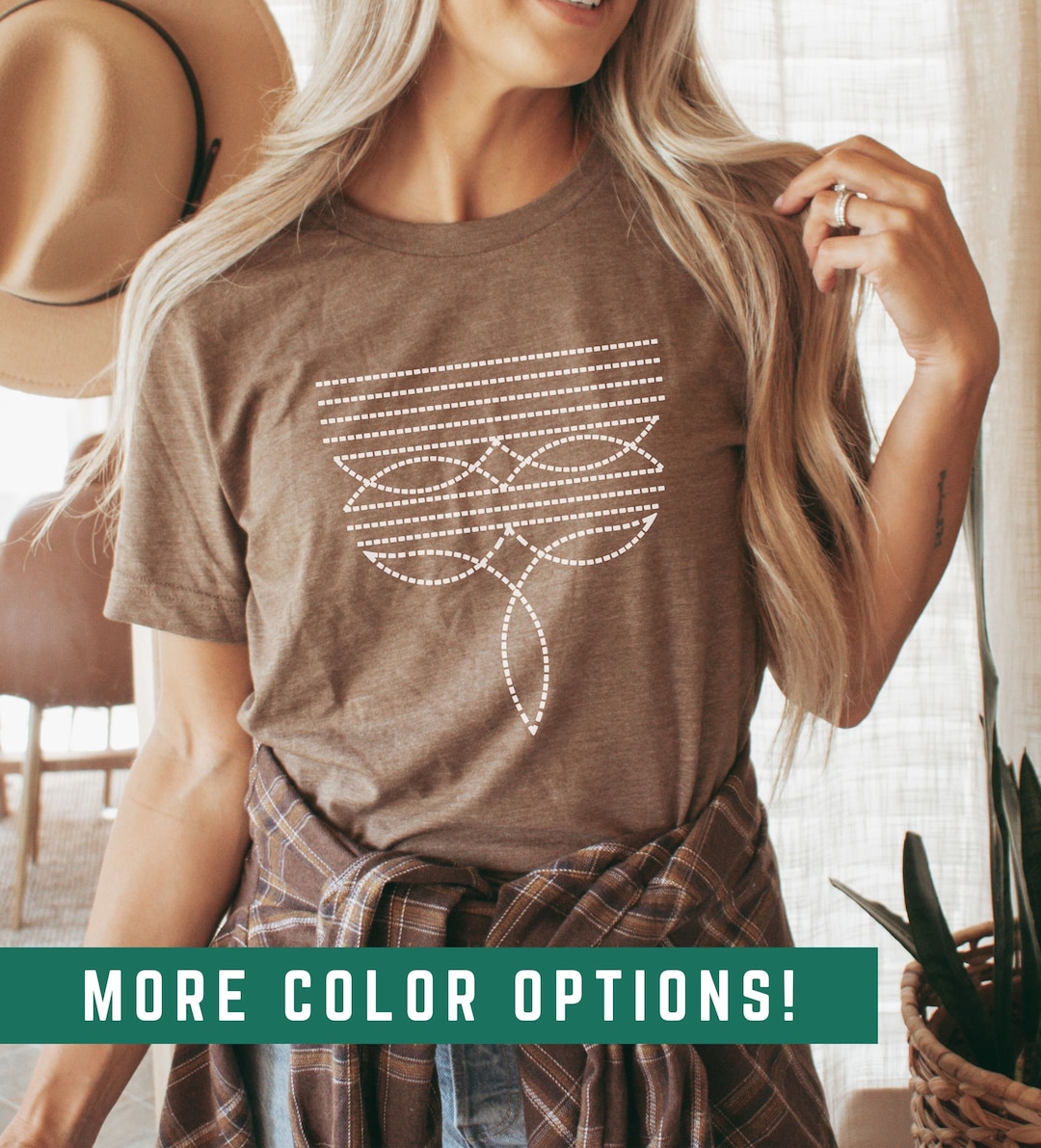 Boot Stitch T-shirt, Gift for Her, Concert T-shirt, Western, Rodeo ...