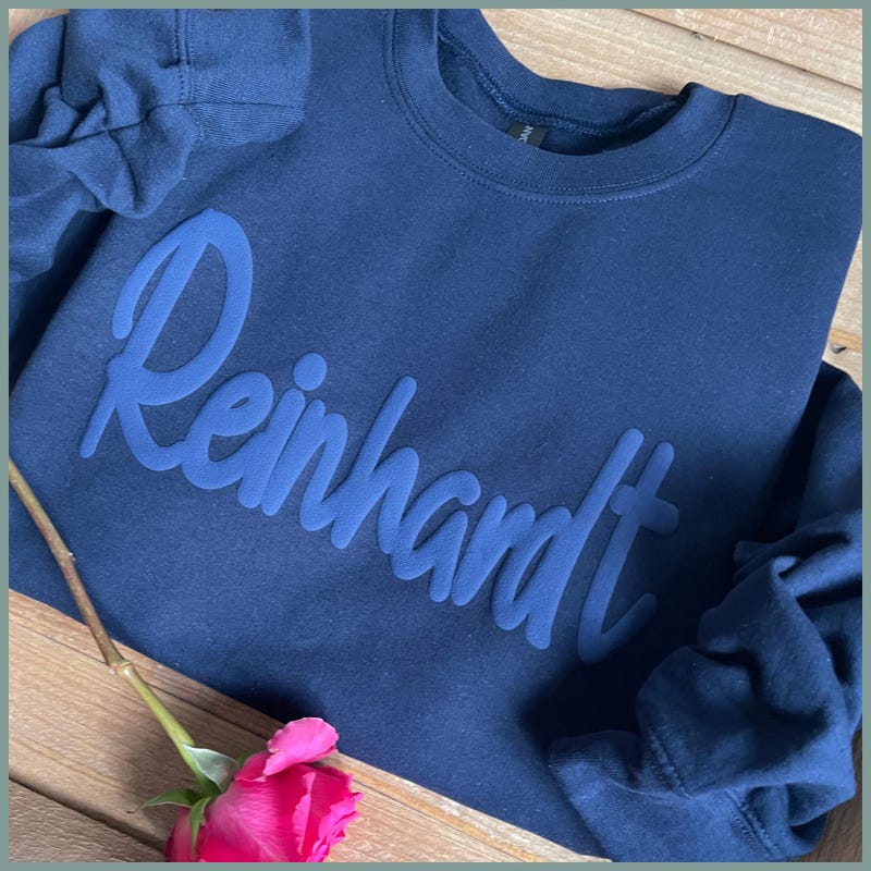 Embossed Sweatshirt - Etsy