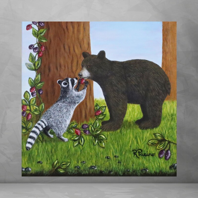 Forest Friends Art - Etsy
