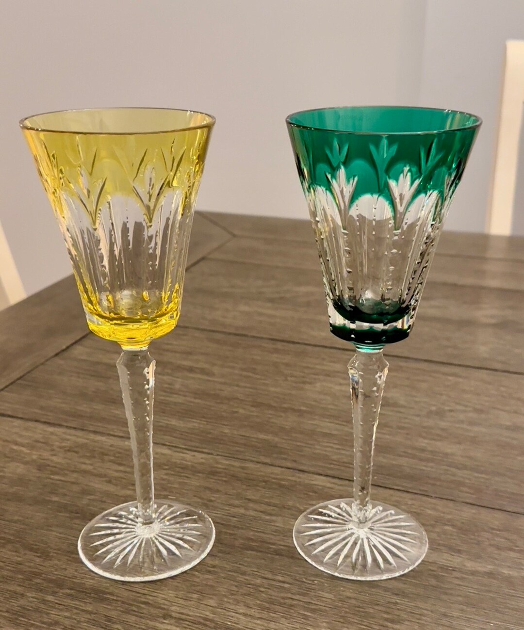 Vintage Faberge Stemware Cut to Clear Crystal, Faberge Palais Royal ...