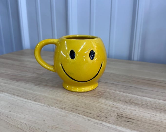 Vintage Mccoy Smiley Face Mug, Mccoy Coffee Cup, Smiley Face Cup ...