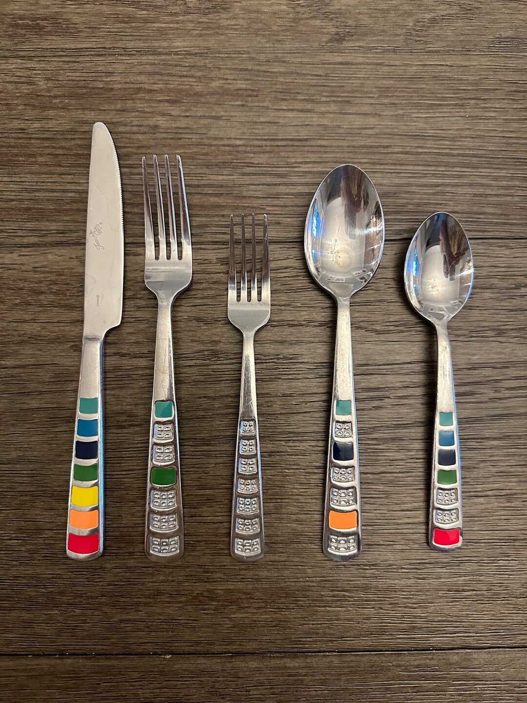 Fiesta Masquerade Flatware Set, Fiesta Silverware, Stainless Steel ...