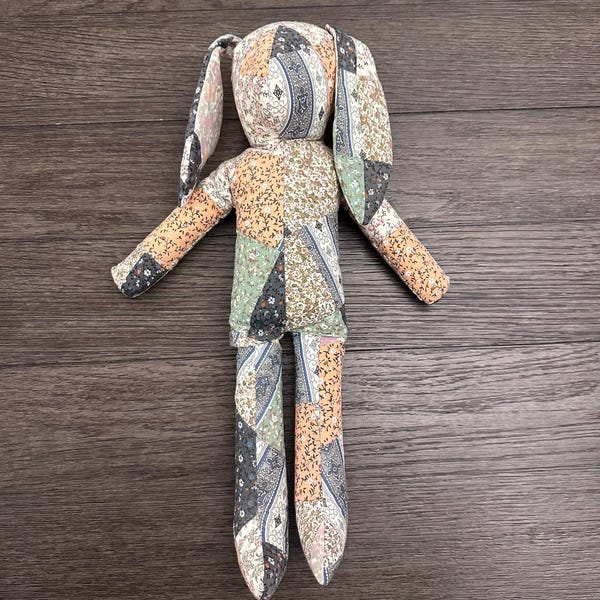 Patchwork Bunny - Etsy