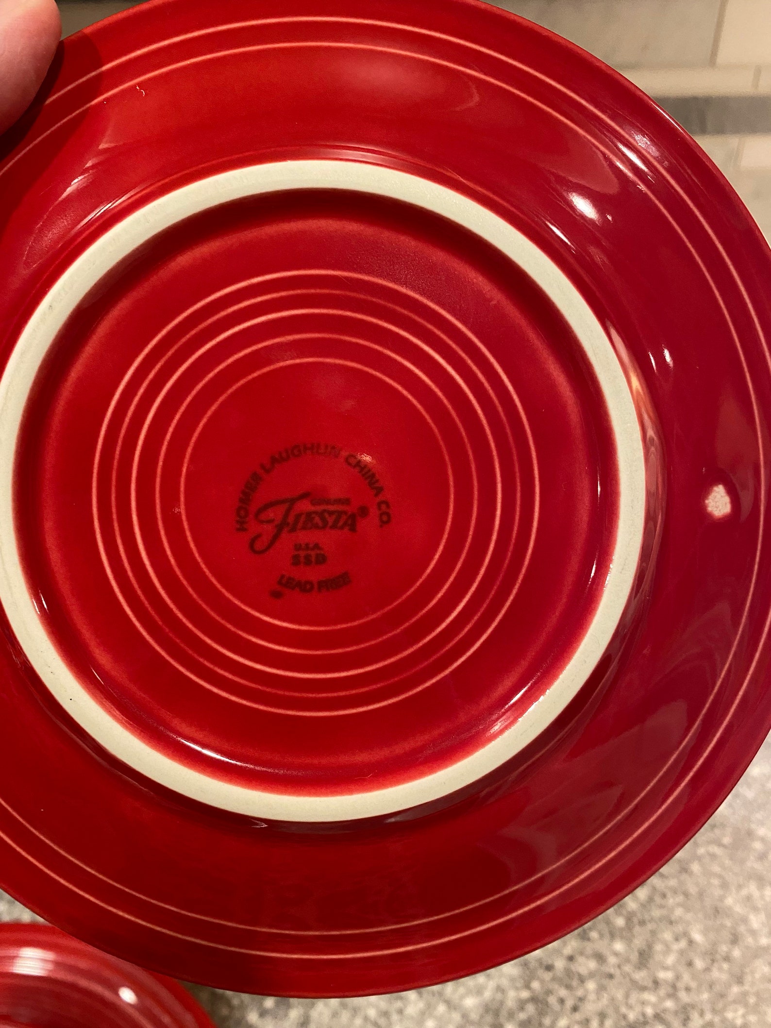 Fiesta Scarlet Dinnerware Scarlet Fiesta Fiestaware Place | Etsy