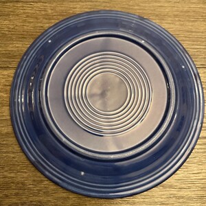 Vintage Fiesta Cobalt Divided Plate, Original Fiesta Compartment ...