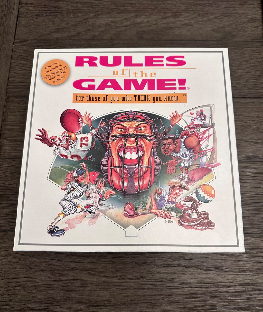 Vintage Rules of the Game Board Game, Sports Enthusiast Game, Sports ...