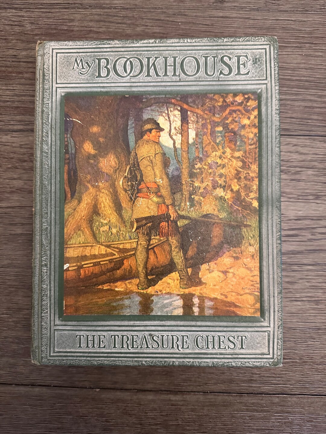 Antique Children’s Book, the Bookhouse for Children, the Treasure Chest ...