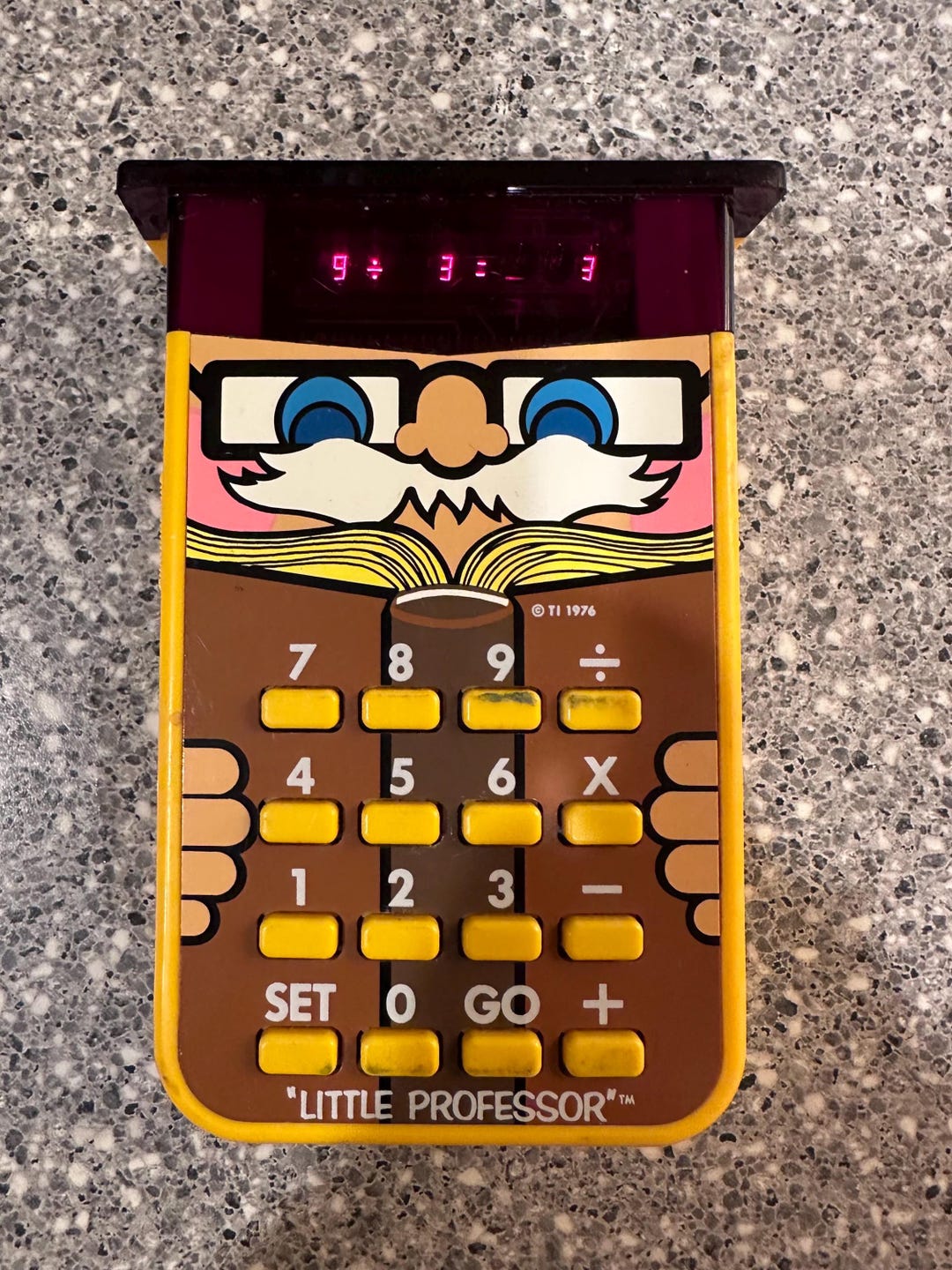 Vintage Texas Instruments Little Professor, Electronic Calculator Toy ...