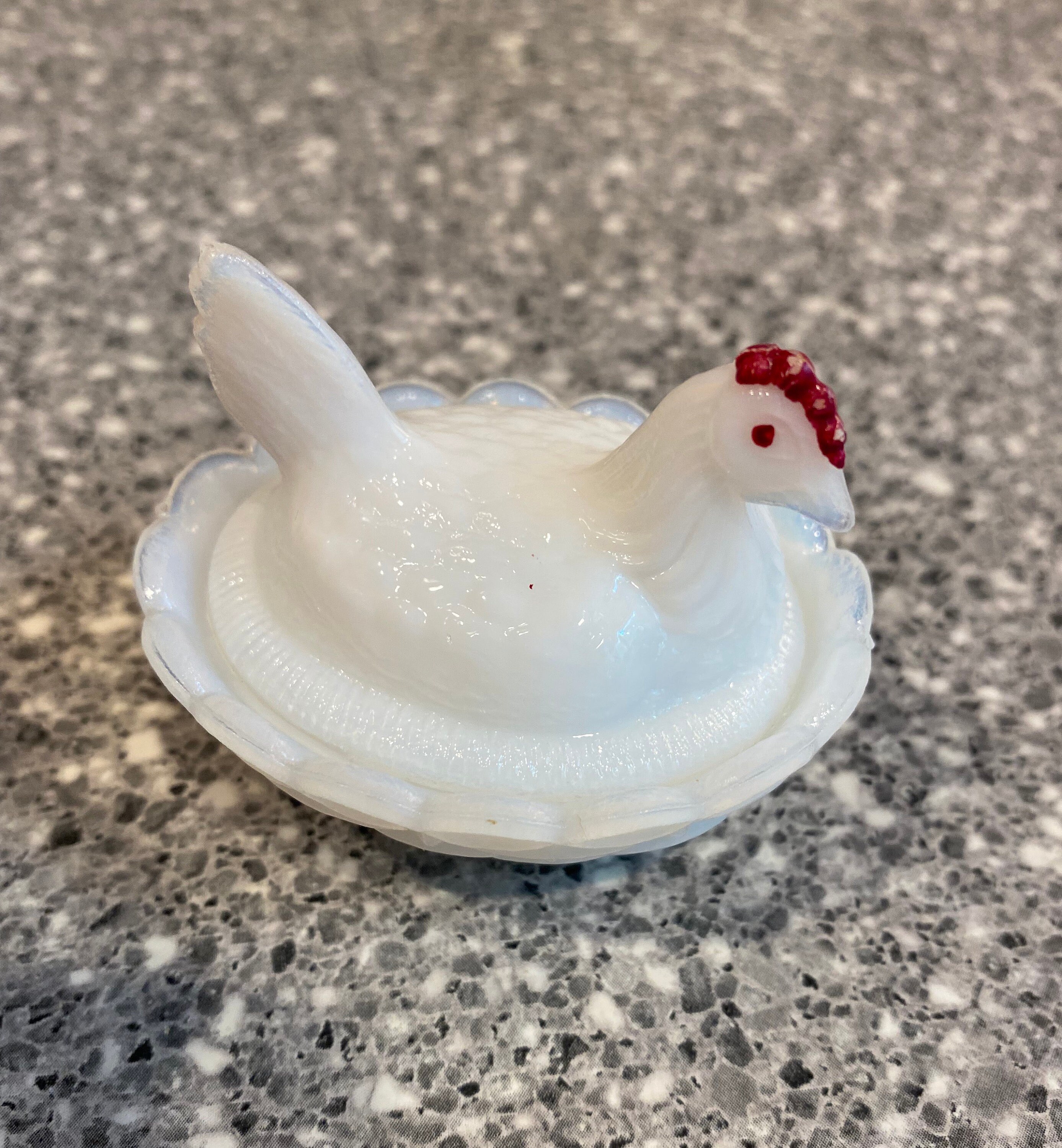 Vintage Milk Glass Mini Hen on Nest Hen on Nest Milk Glass - Etsy