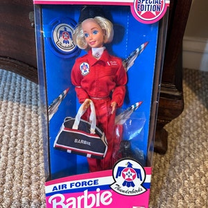 Vintage Mattel 1993 Air Force Thunderbirds Special Edition Barbie Doll ...