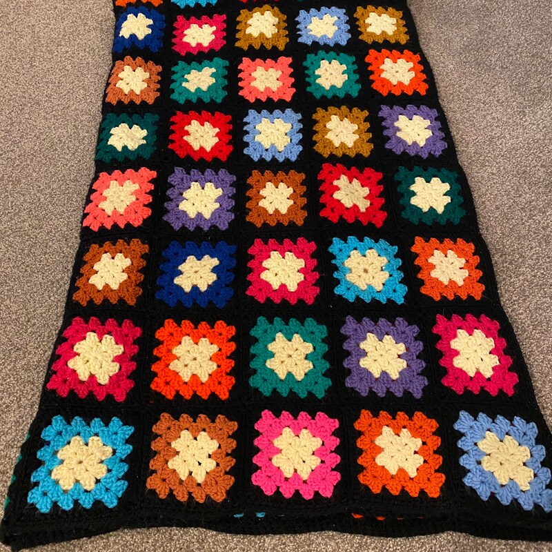 Multi Colored Throw - Etsy