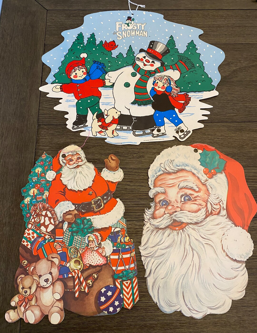 Vintage Christmas Die Cuts, Frosty the Snowman Die Cut Wall Decor ...