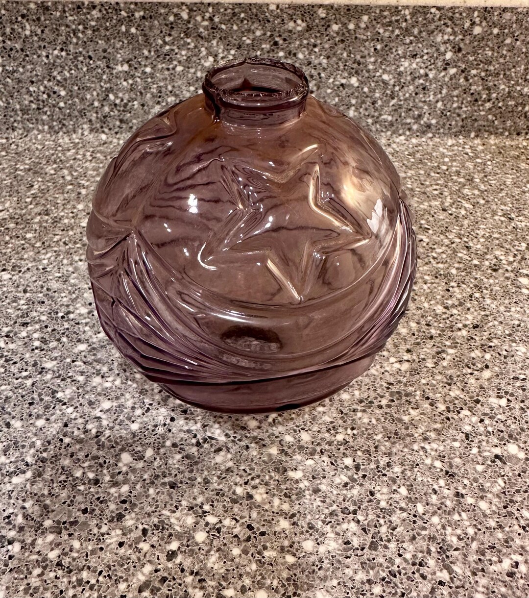 Vintage Lightning Rod Ball, Purple Stars and Moon Lightning Rod Ball ...