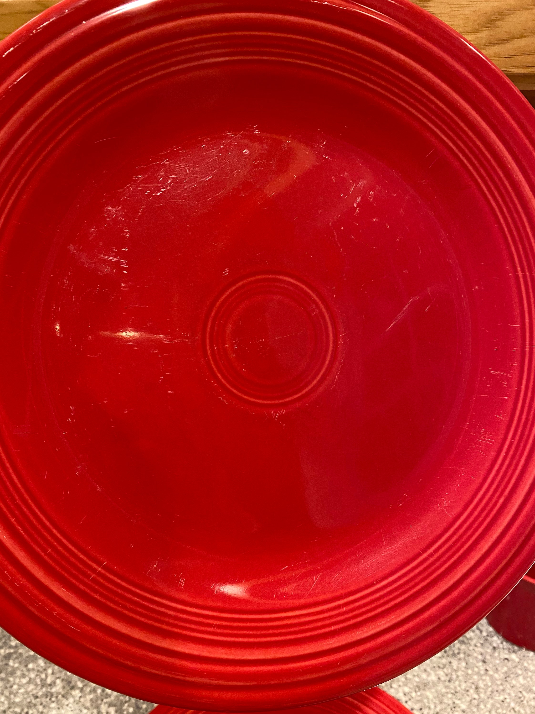 Fiesta Scarlet Dinnerware Scarlet Fiesta Fiestaware Place | Etsy