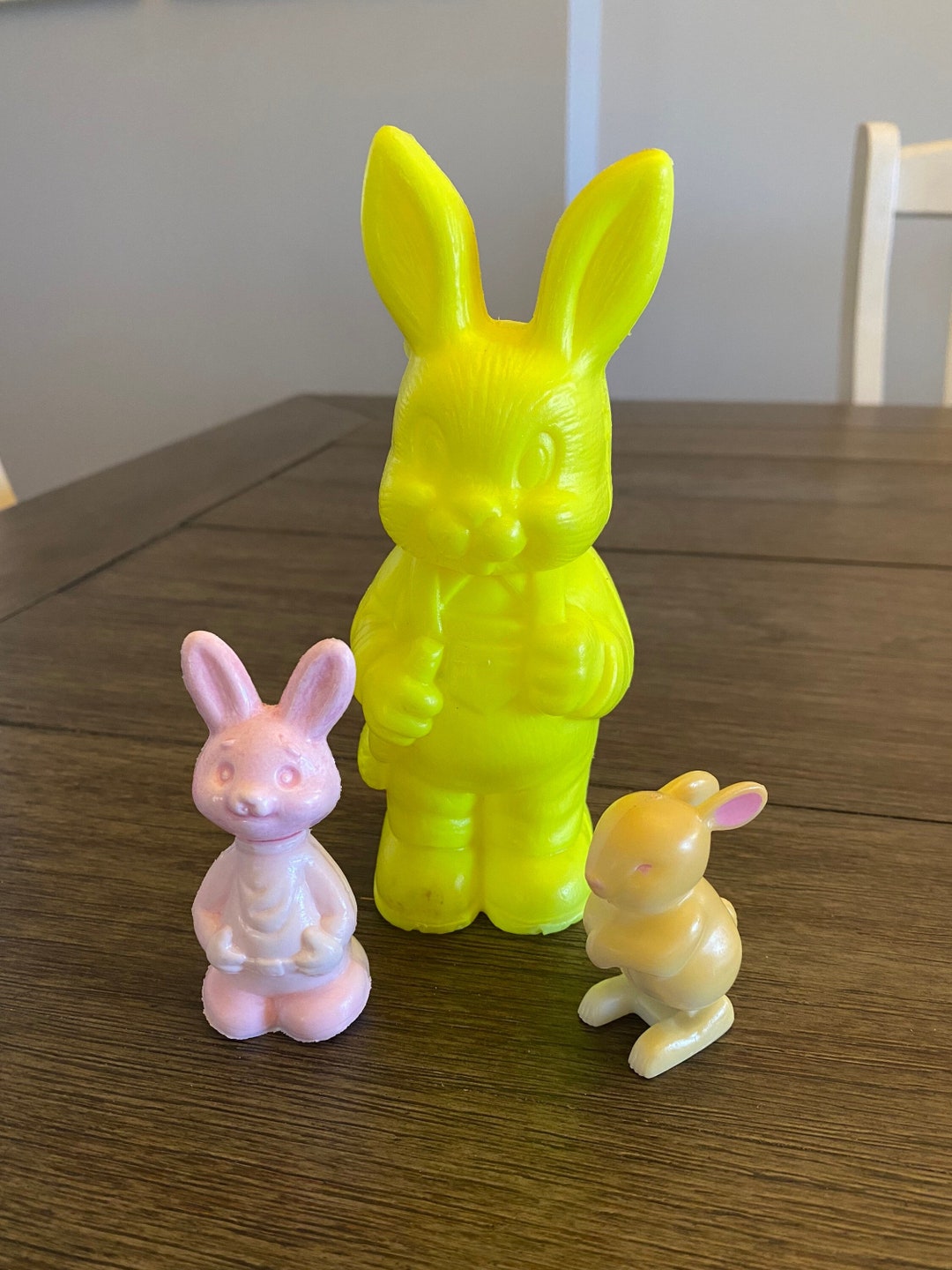 Vintage Easter Bunny Lot, Vintage Plastic Easter Bunny, Vintage Easter ...