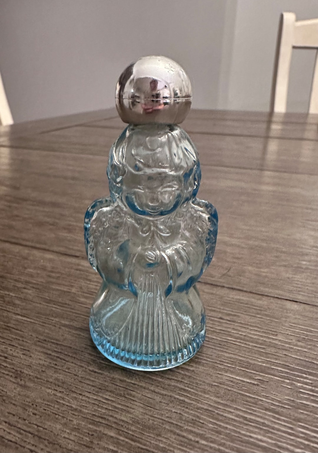 Vintage Avon Blue Angel Bottle, Avon Christmas Collectible, Vintage ...