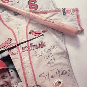Vintage St Louis Cardinals Stan Musial Framed Print, Cardinals Fan ...