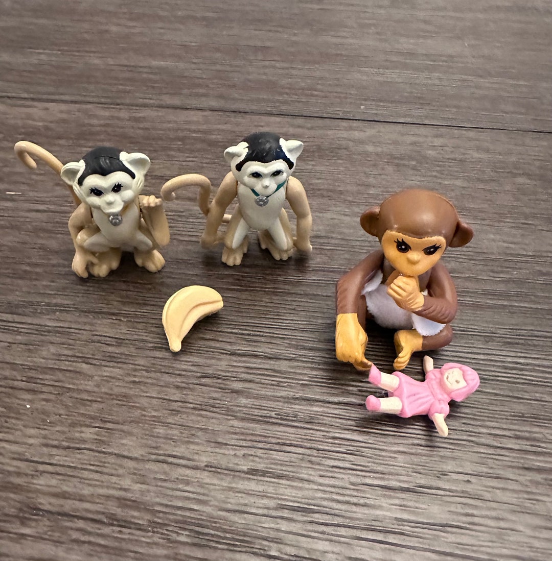 Vintage Littlest Pet Shop, Littlest Pet Shop Baby Chimp Monkeys ...